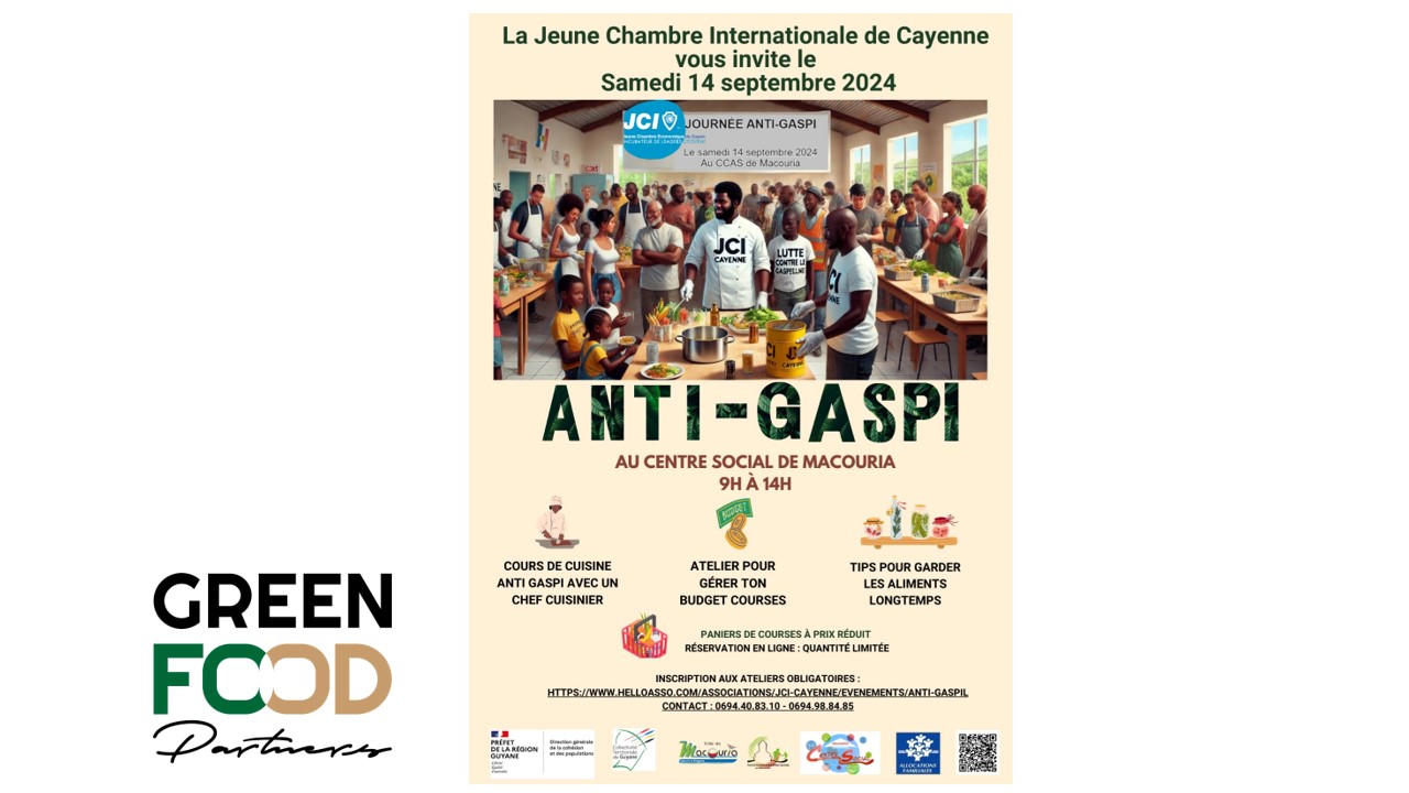 Anti-food waste demonstration in Macouria - GFP
